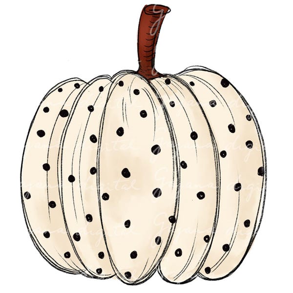 Polka Dot Pumpkins - Etsy