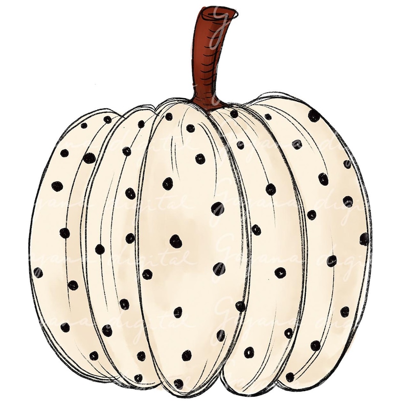 Polka Dot Pumpkins - Etsy