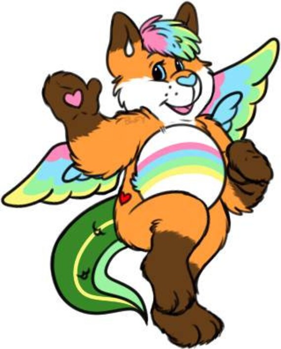 Care Bears INSPIRED Furry Art 1 FULLBODY - Etsy