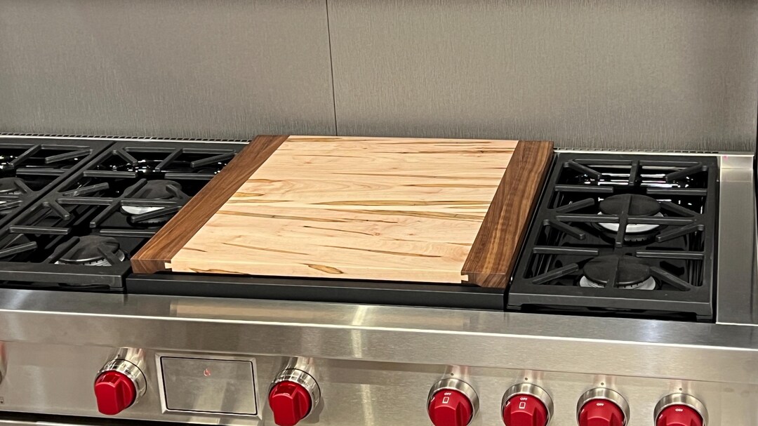 Wolf Griddle Breadboard End Stovetop Cover / Noodle Board Made From ...