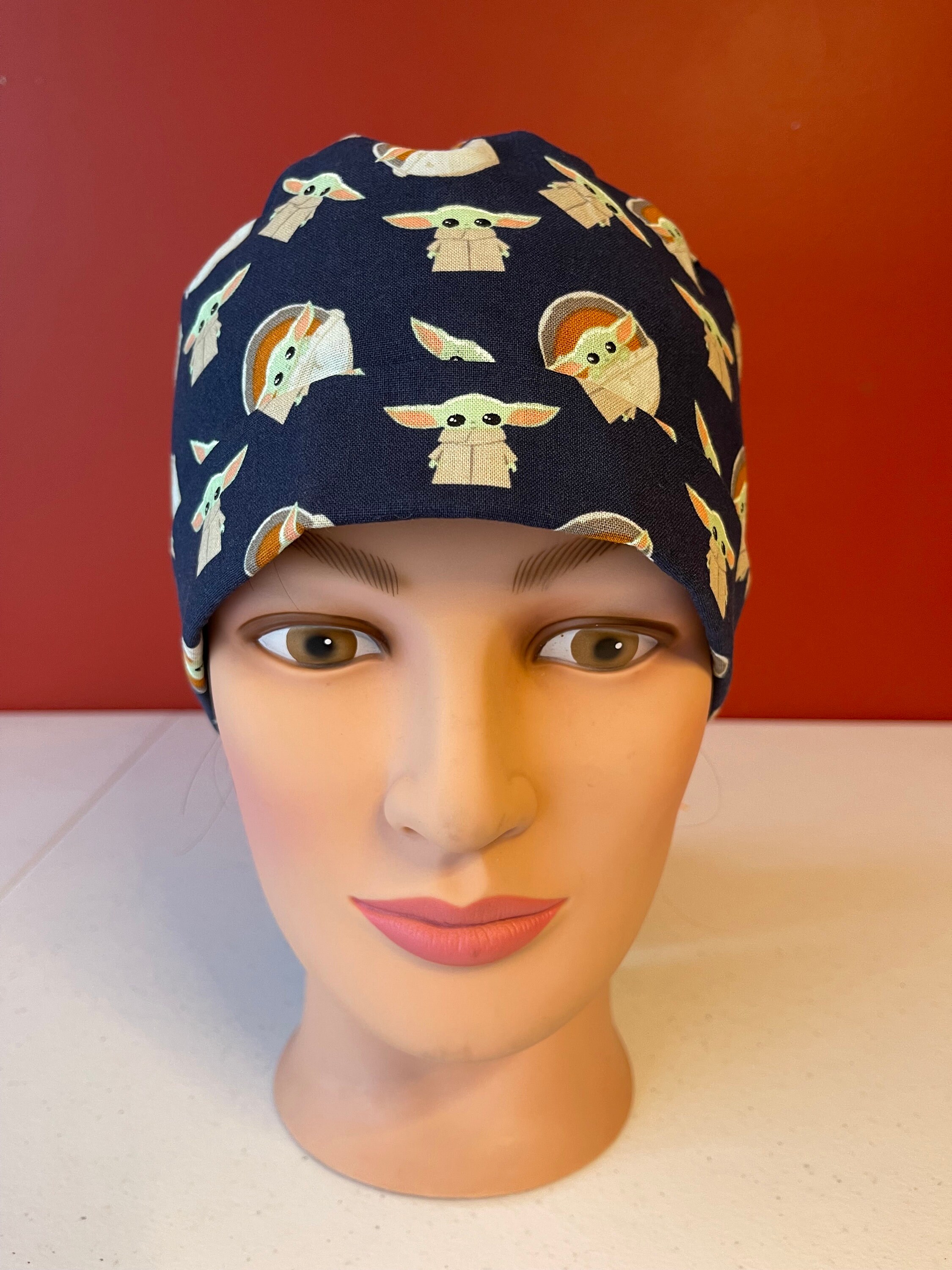 Mario & Friends/ Baby Yoda/ Scrub Caps for Women/ Scrub Cap With ...