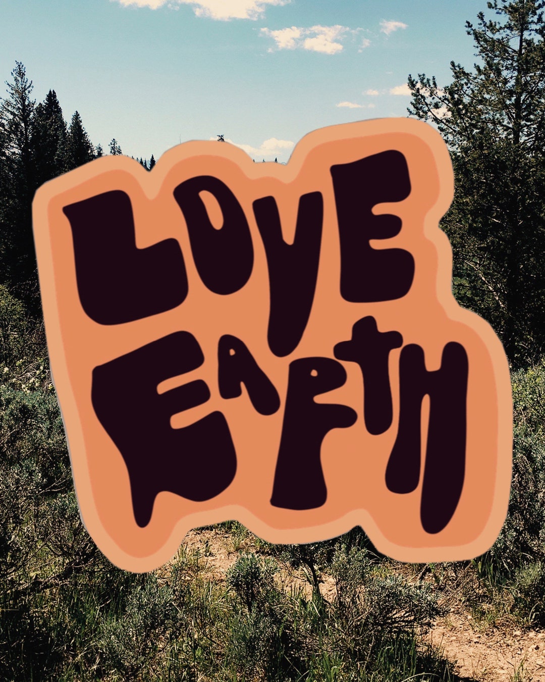 Love Earth Sticker - Etsy
