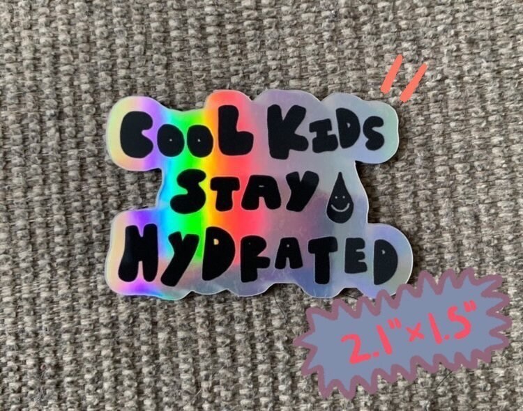 Hydration Sticker - Etsy