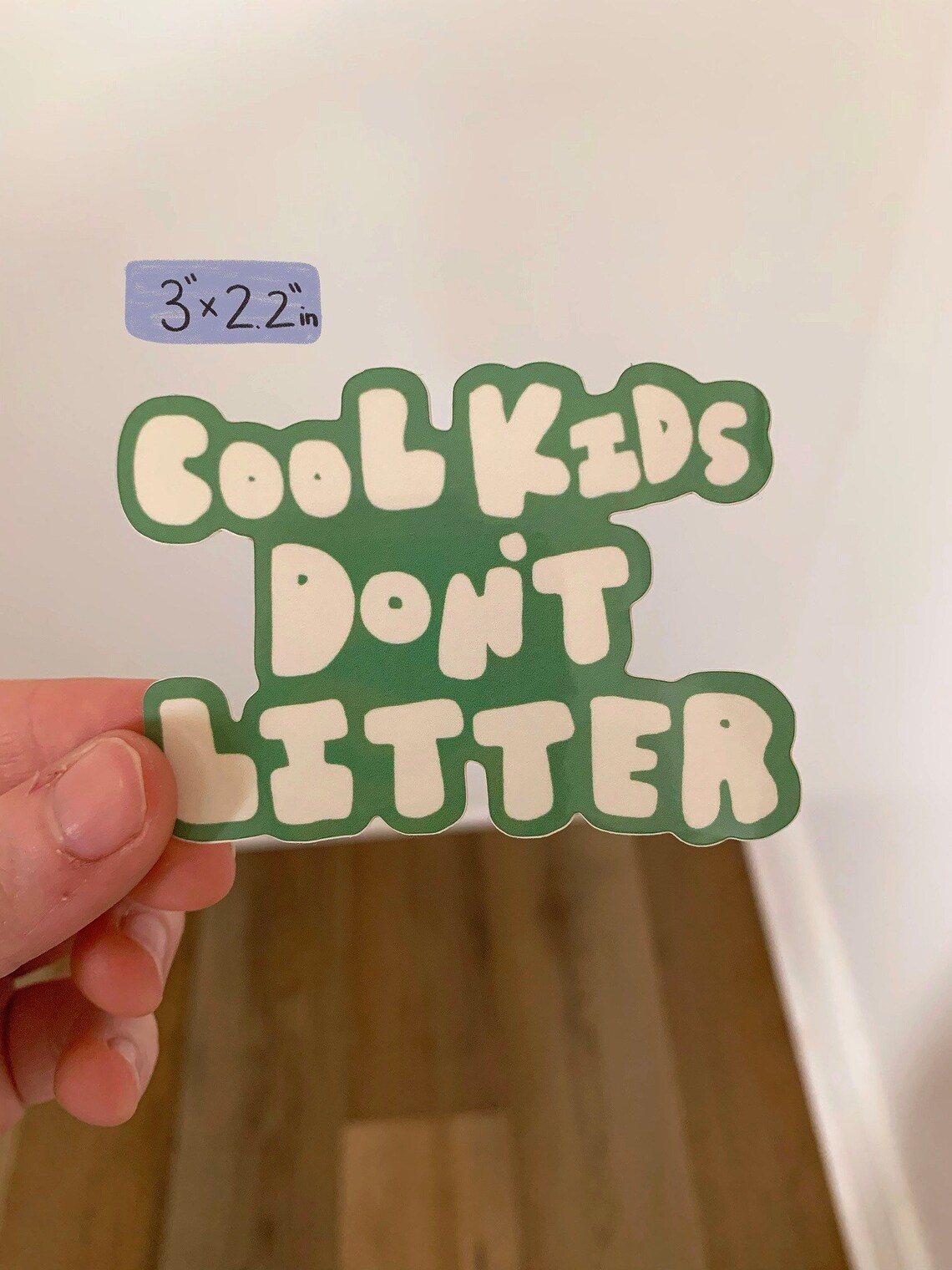 Anti Littering Sticker - Etsy