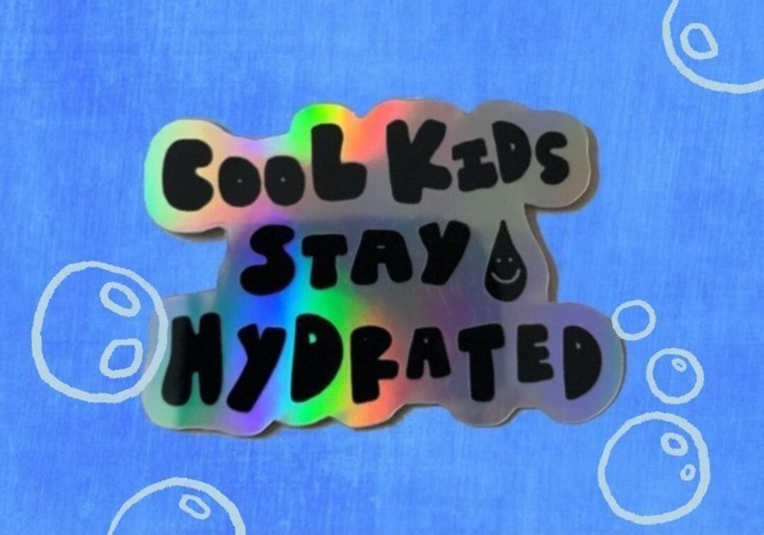 Hydration Sticker - Etsy