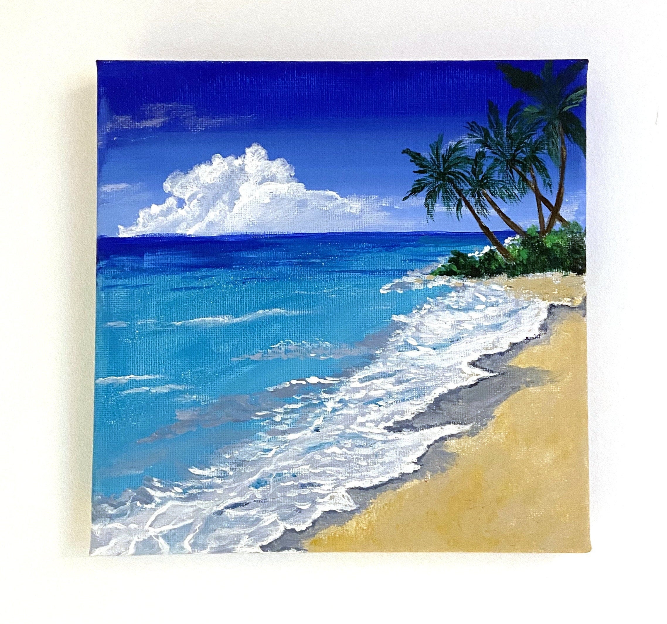 Beach Painting Acrylic