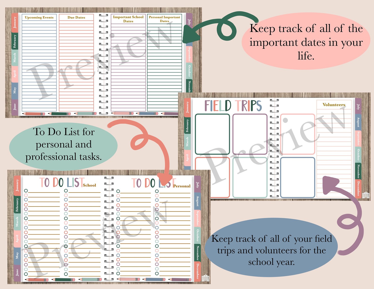 Digital Teacher Planner - Etsy