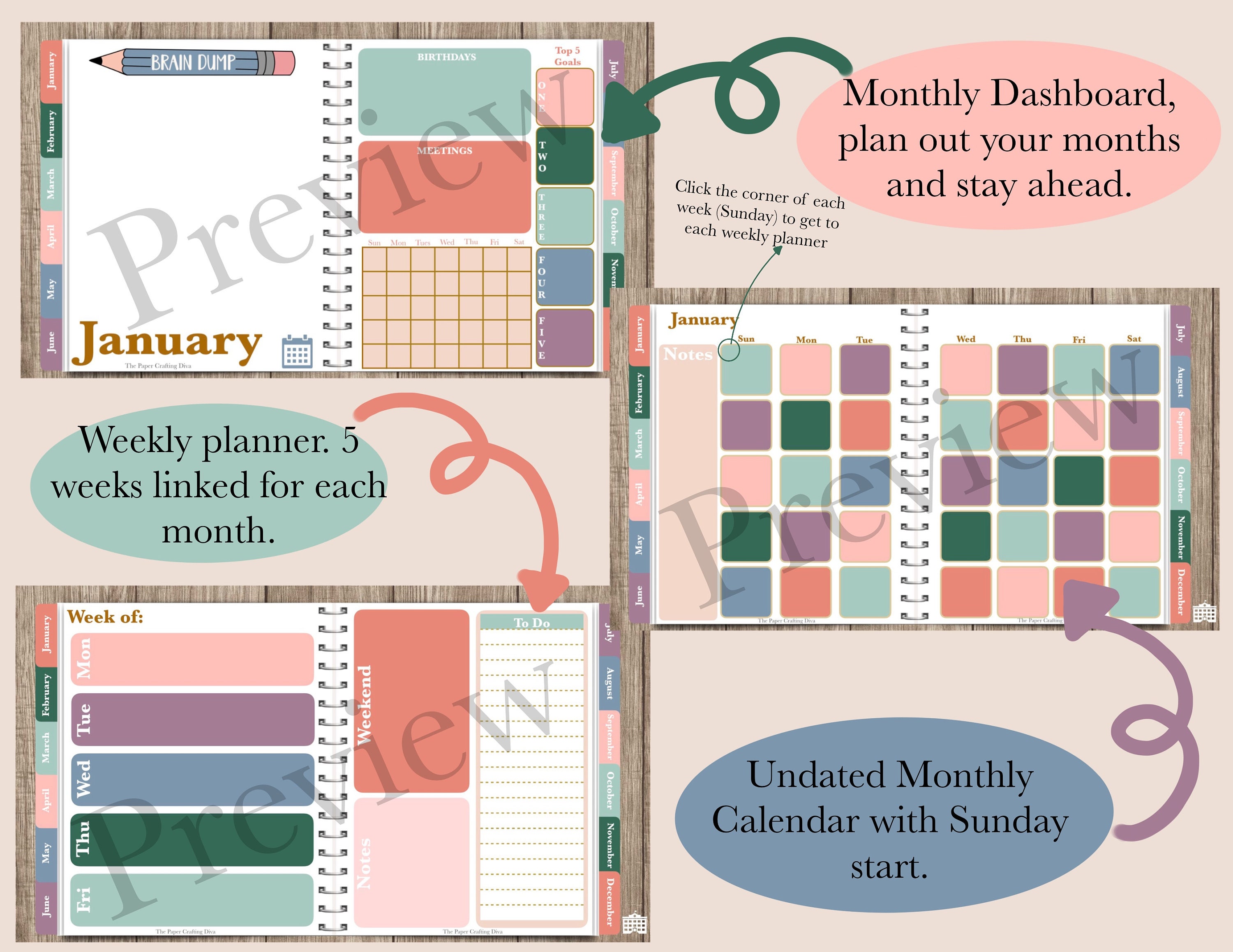 Digital Teacher Planner - Etsy