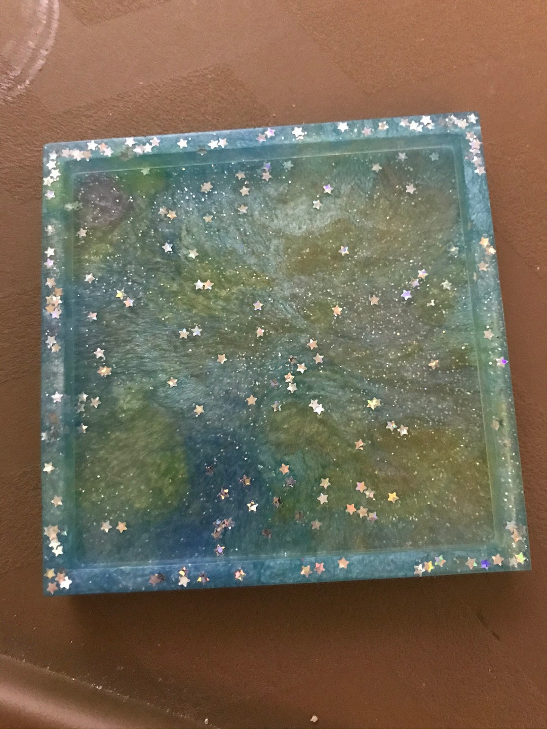 Square Coaster With Lip - Etsy