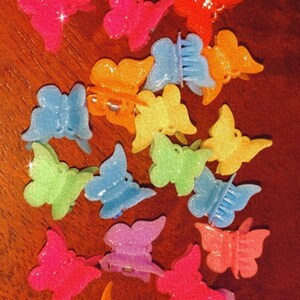 20 Pack Butterfly Clips - Etsy