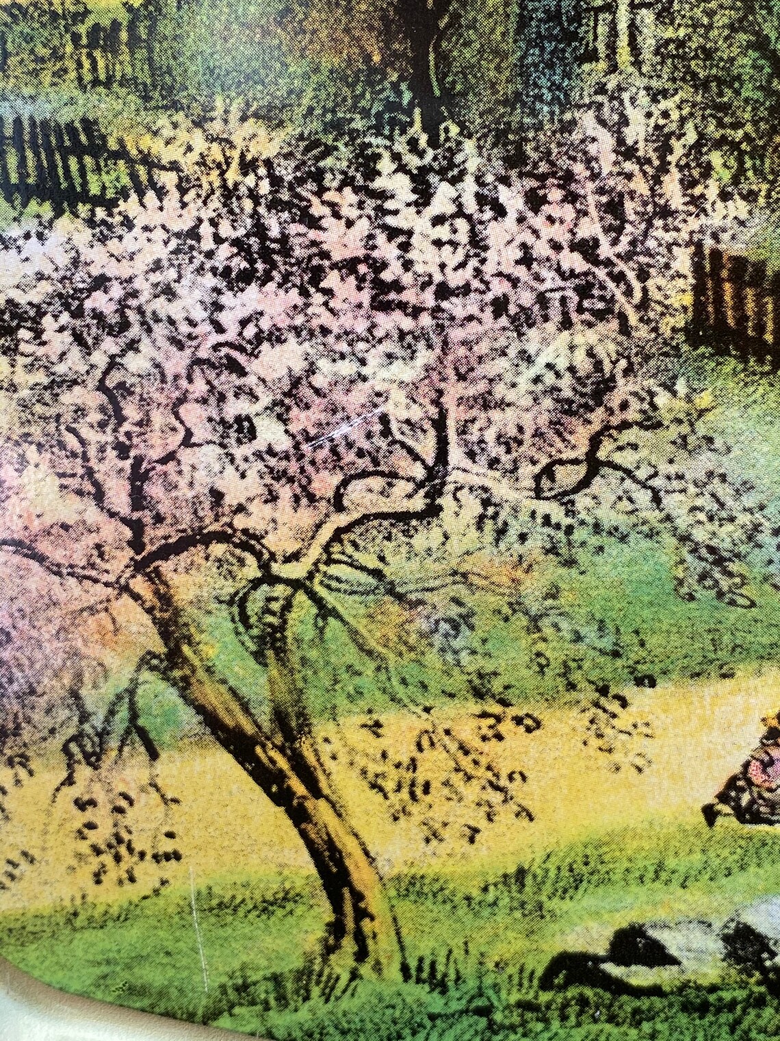 AMERICAN HOMESTEAD SPRING Currier & Ives 1868 / Metal - Etsy