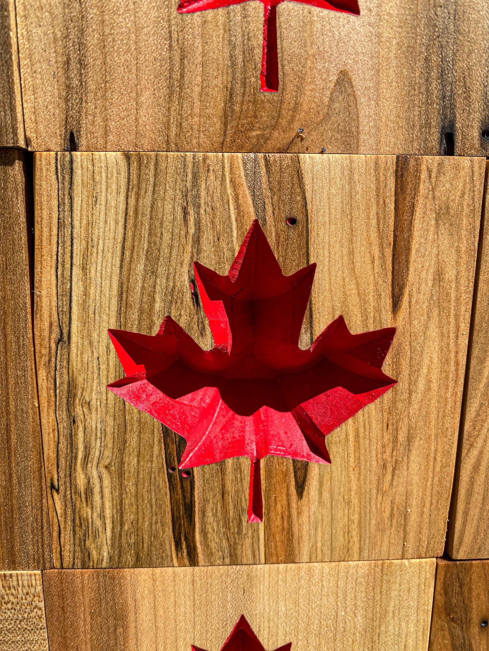 Maple Leaf Decor Blocks - Etsy