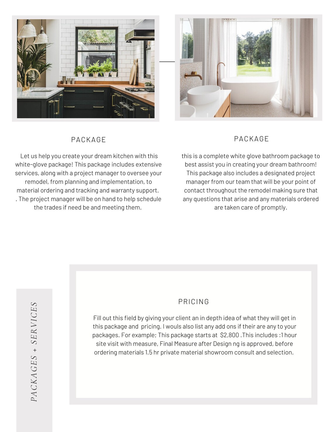 Client Welcome Packet for Interior Designers Template New Client Packet ...
