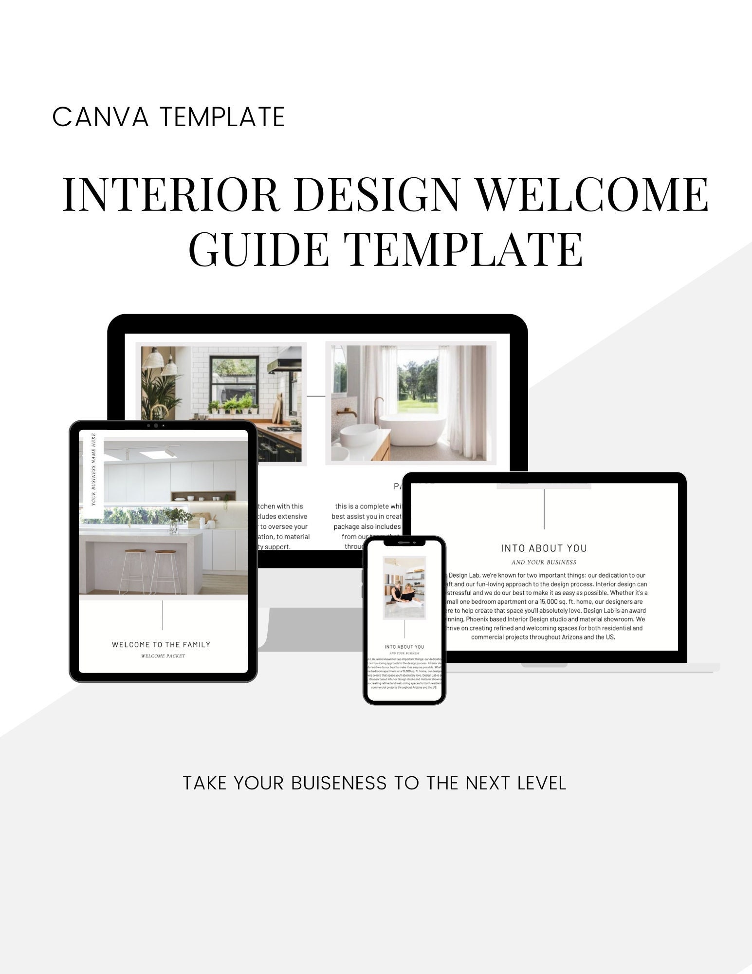 Client Welcome Packet for Interior Designers Template New Client Packet ...