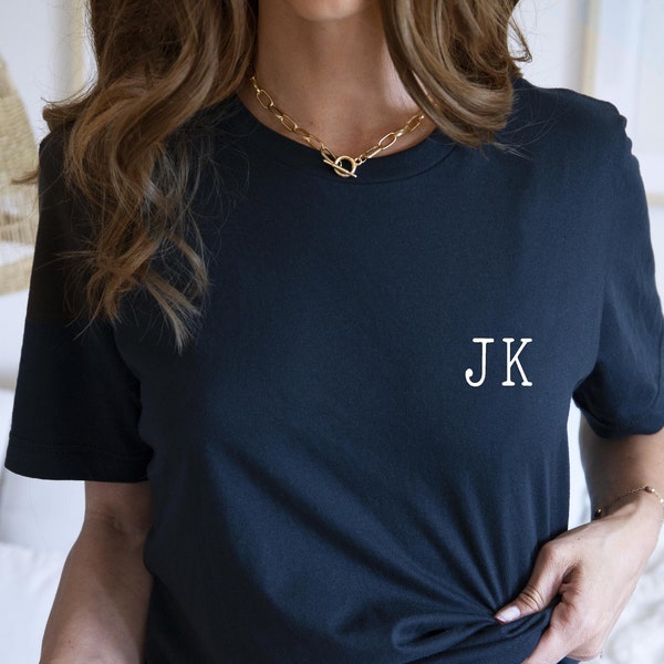 Initial T Shirt - Etsy