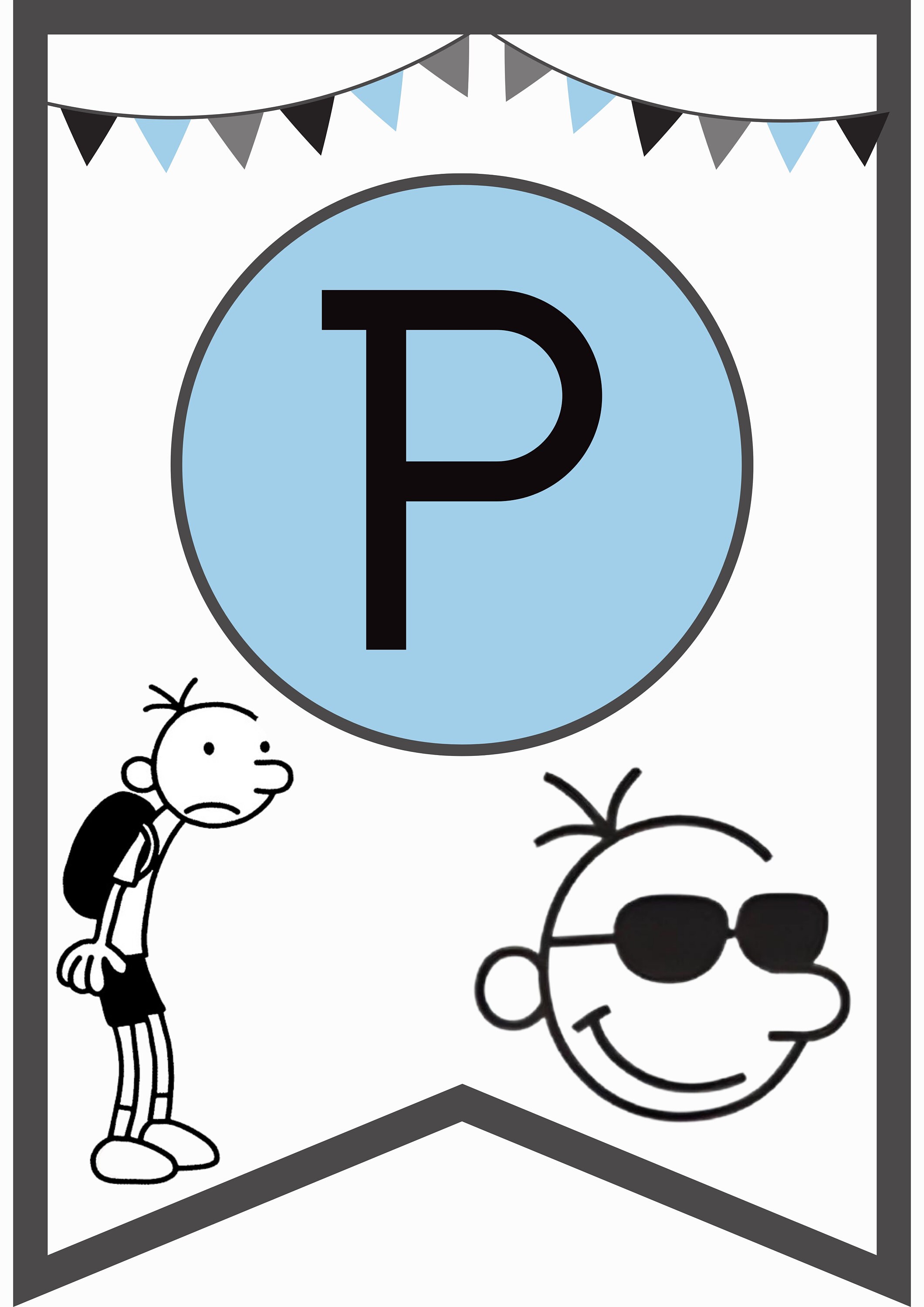 Happy Birthday Wimpy Kid Banner - Etsy