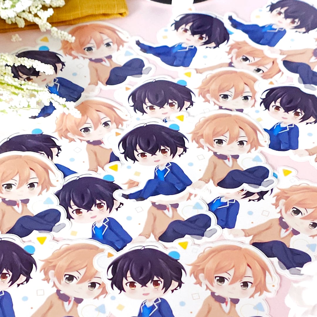 Sasamiya / BL / Cute Couples Sticker / Anime Stickers / Cute Chibi ...