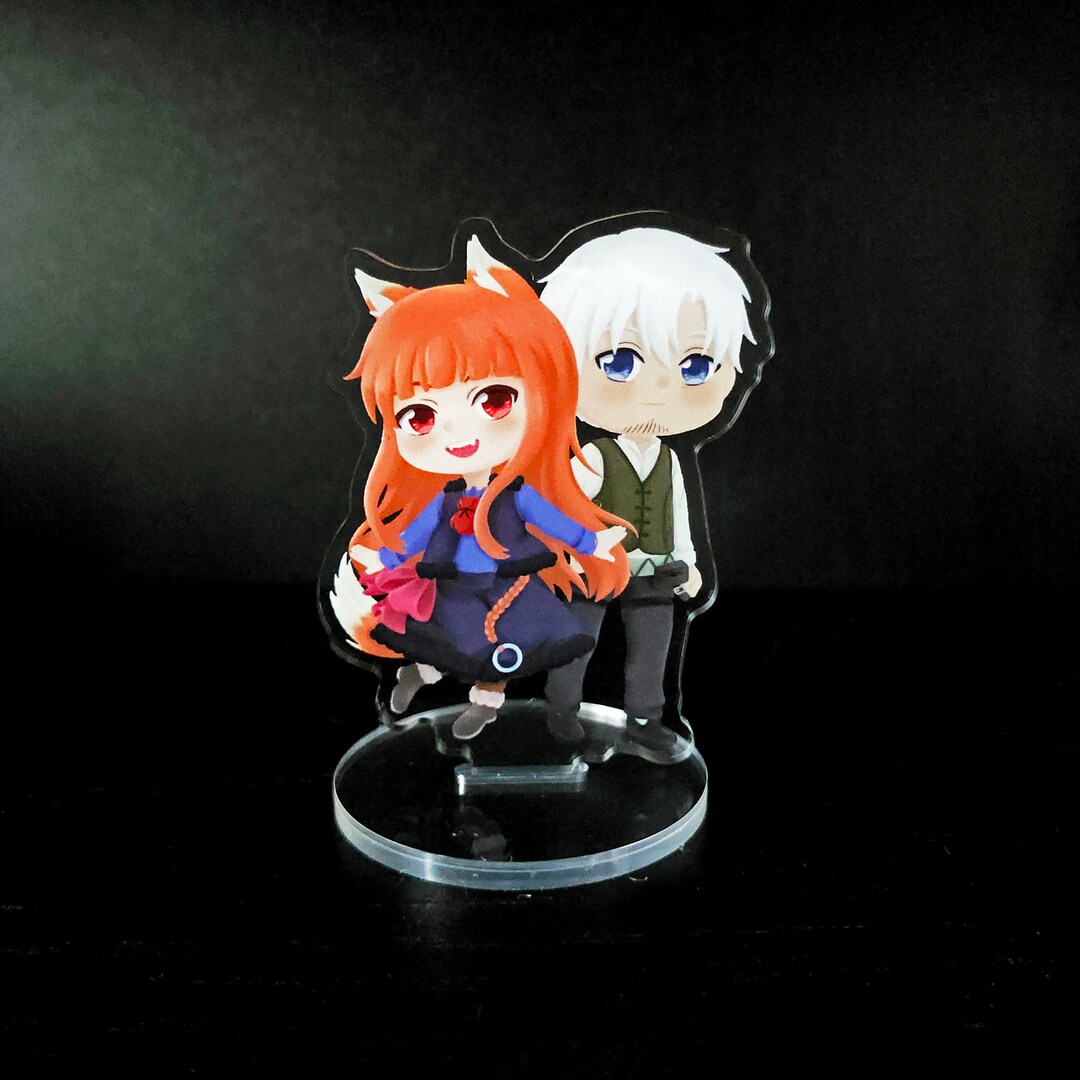 Merchant and Wise Wolf / 3" Acrylic Standee / Holo / Lawrence / Anime ...