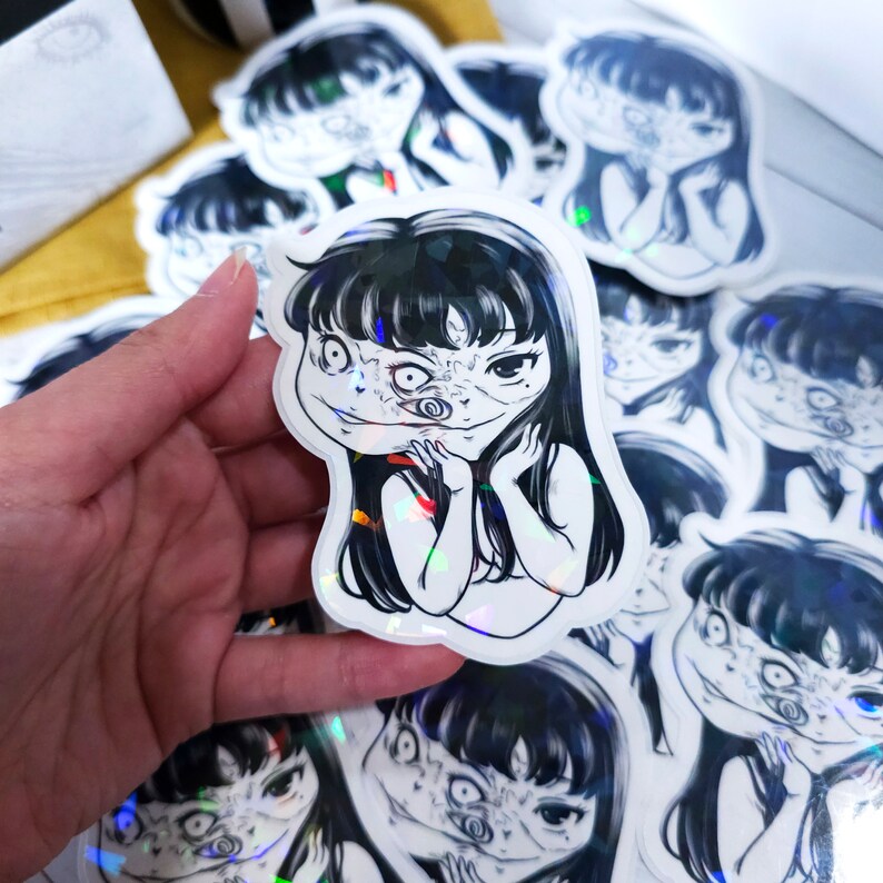 Tomie / Holographic Sticker / Horror / Undead Beauty / Anime Sticker ...
