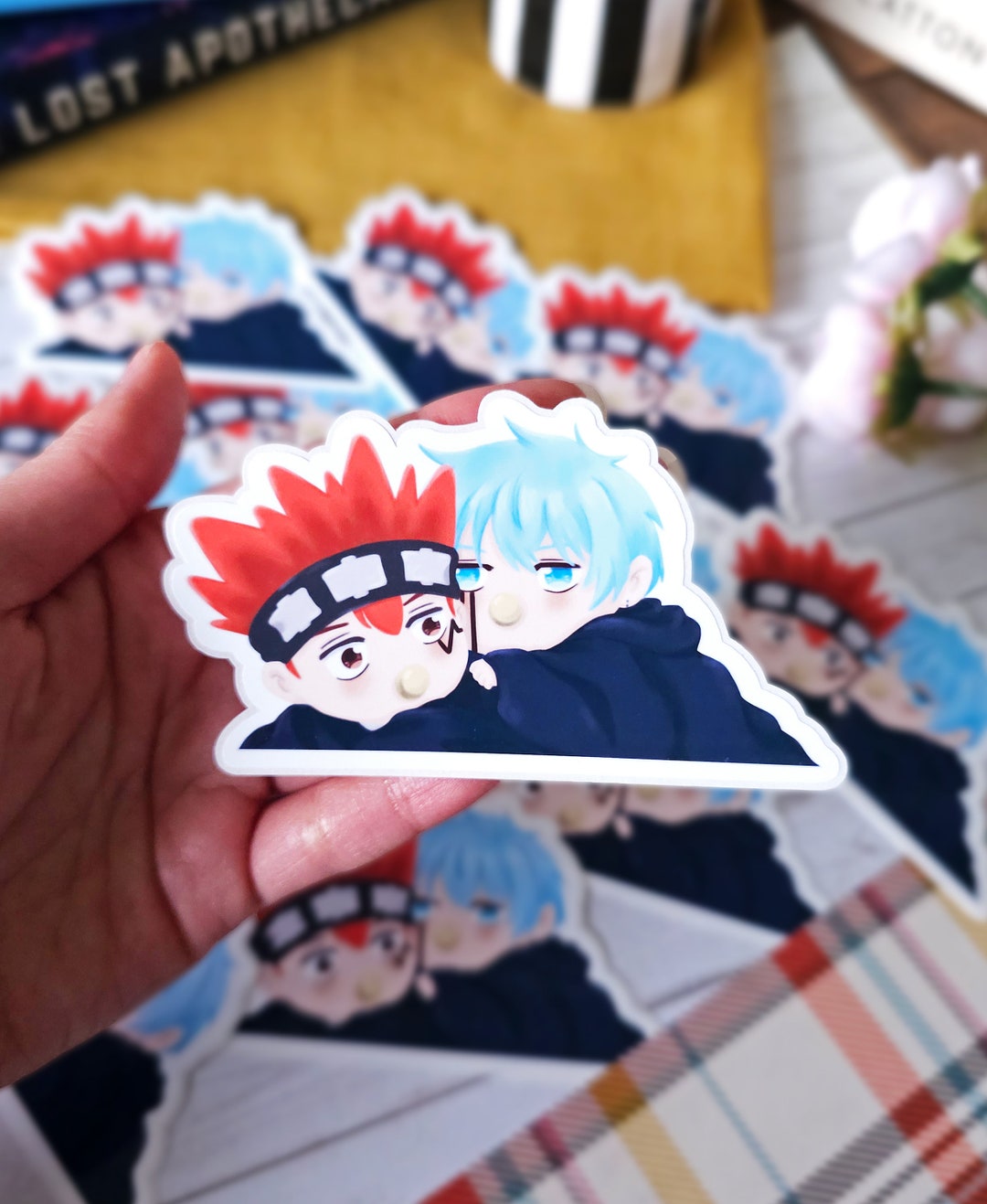 Baby Lance Crown / Baby Dot Barrett / Mashle / Chibi Sticker ...