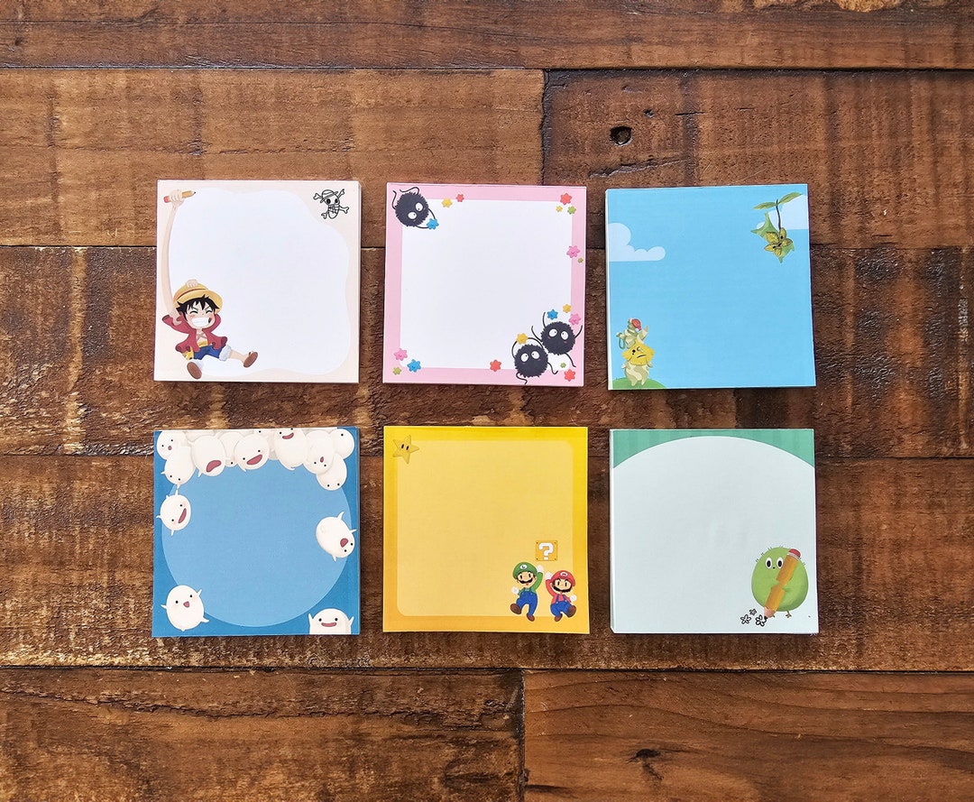 Handmade Cute Memo Pad / Anime To-do List / Kawaii Stationery / Writing ...