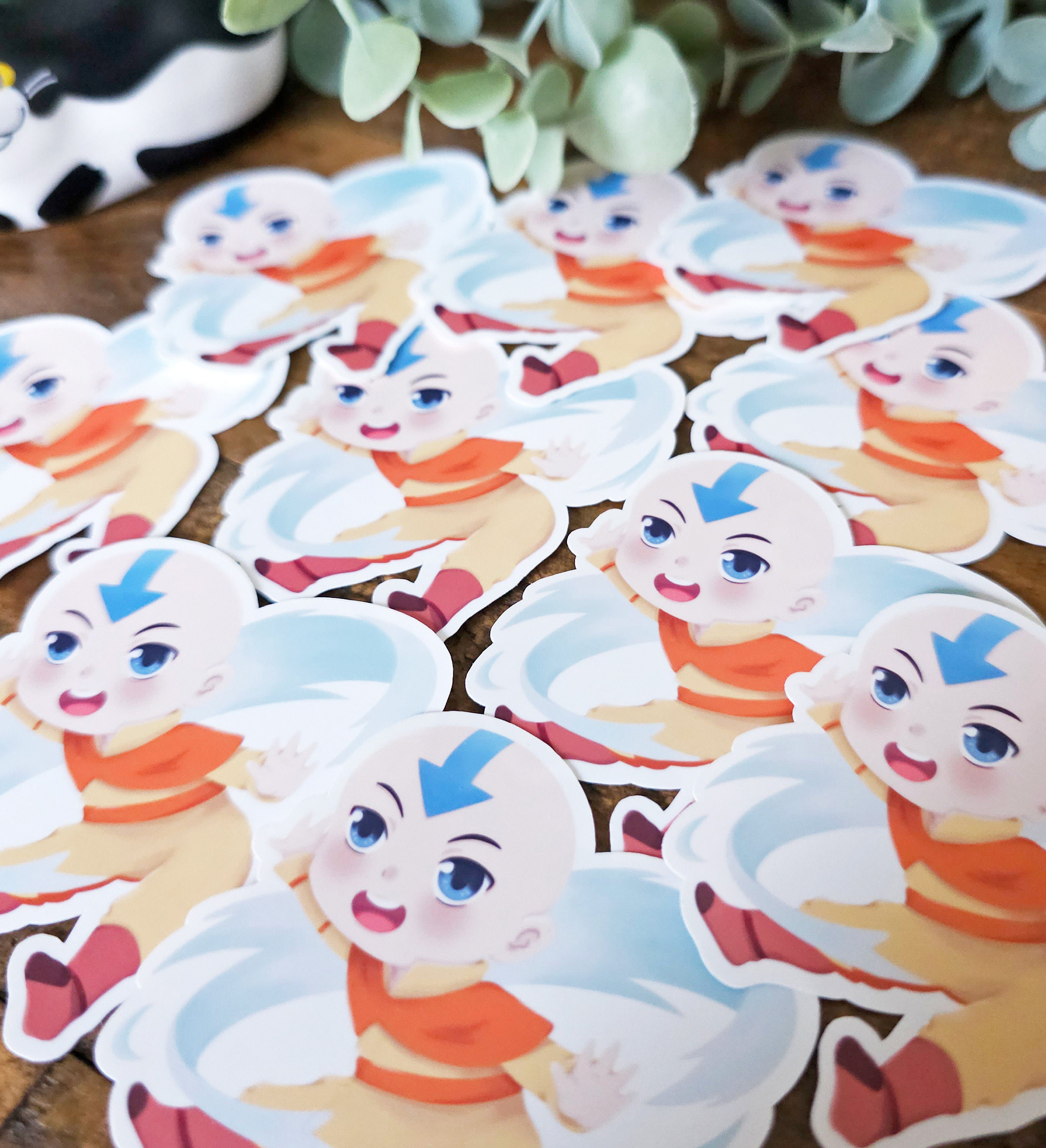 Avatar: the Last Airbender / Aang / Chibi Sticker / Stationery / Anime ...