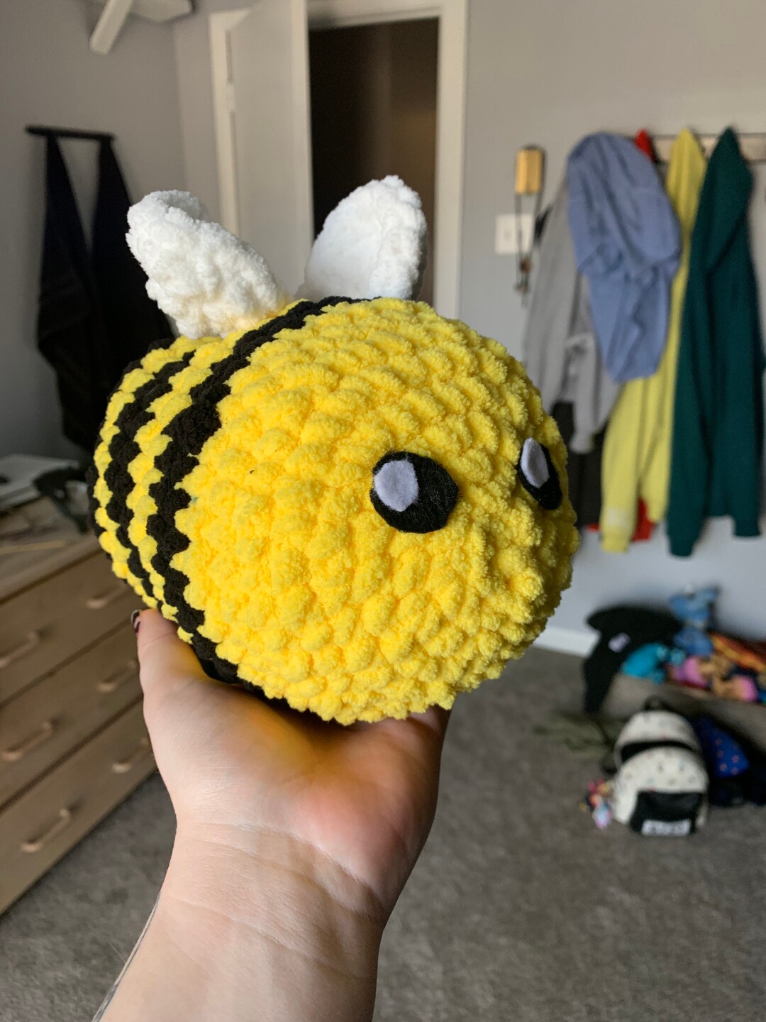 Mini Crochet Bee - Etsy