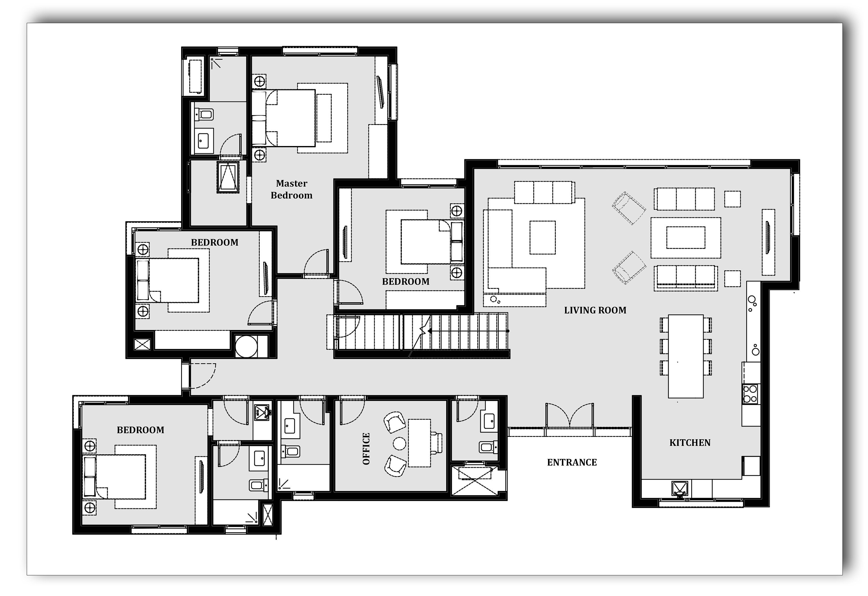Custom 2D Floor Plan: Architectural Design (digital) - Etsy