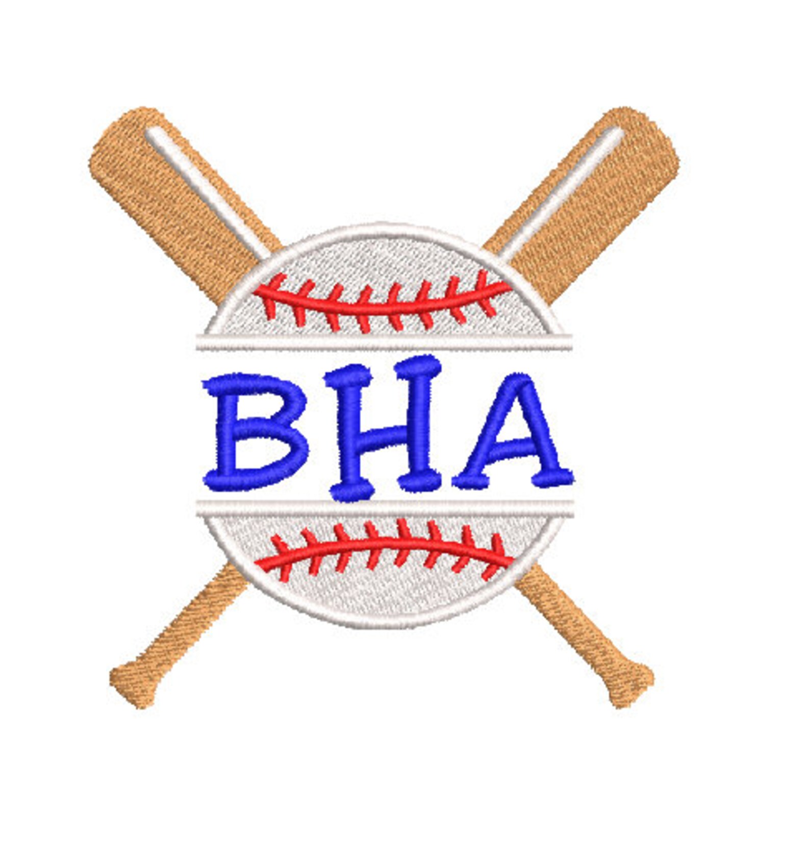 Baseball Monogram Embroidery - Etsy