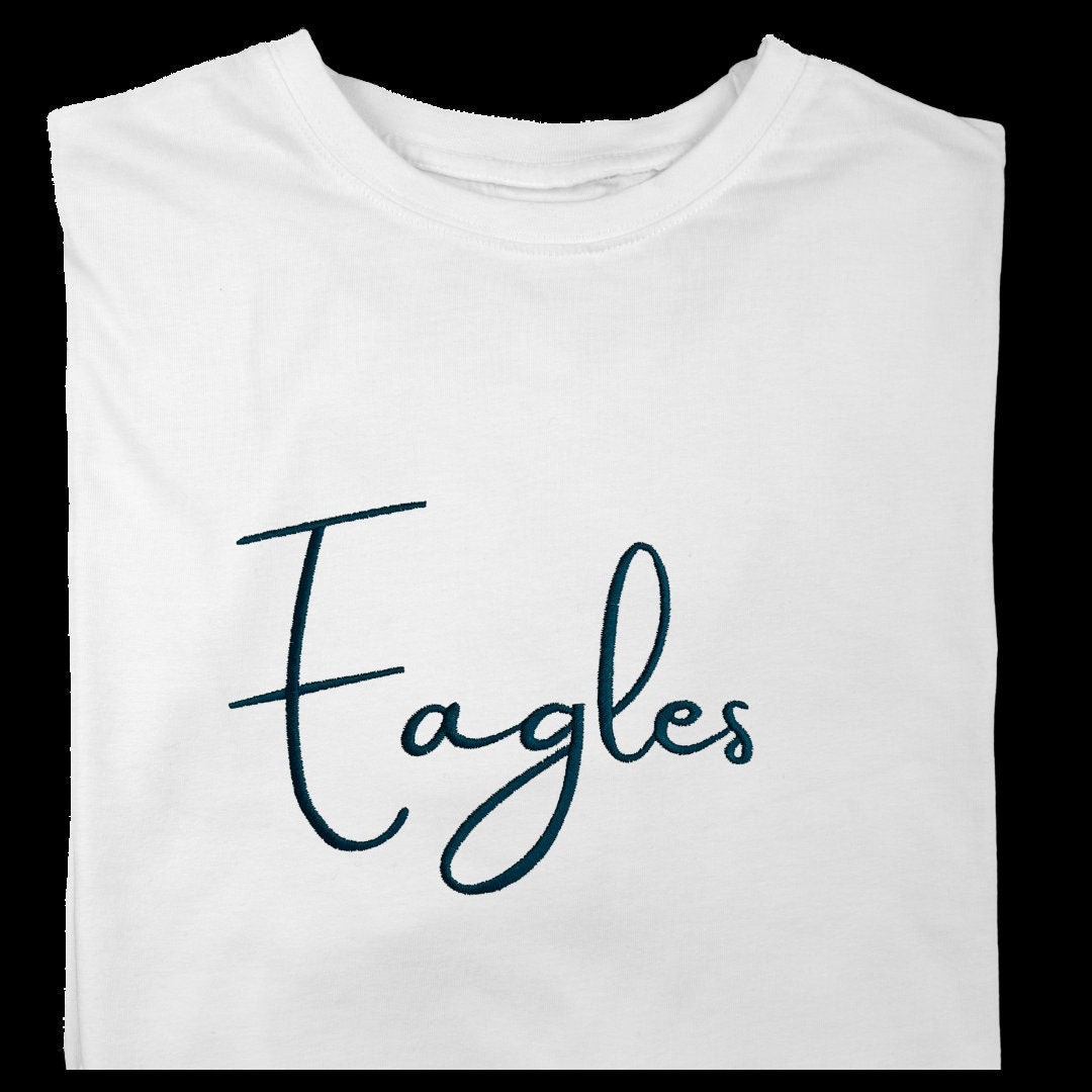 Philadelphia Eagles Machine Embroidery Design, Eagles Cursive Style,3 ...