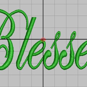 Blessed Machine Embroidery Design, That Comes in 3 Sizes. - Etsy