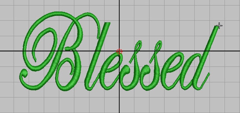Blessed Machine Embroidery Design, That Comes in 3 Sizes. - Etsy