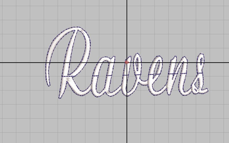 Ravens Split Letters and Colors, Embroidery Design, Machine Embroidery ...