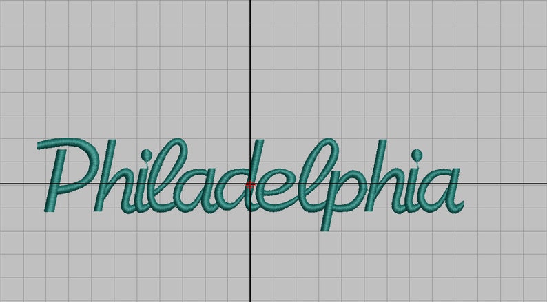 Philadelphia Embroidery Design, Machine Design, - Etsy