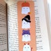 Halloween Bookmark Pumpkin Ghost Bookmark Autumn Bookmark - Etsy