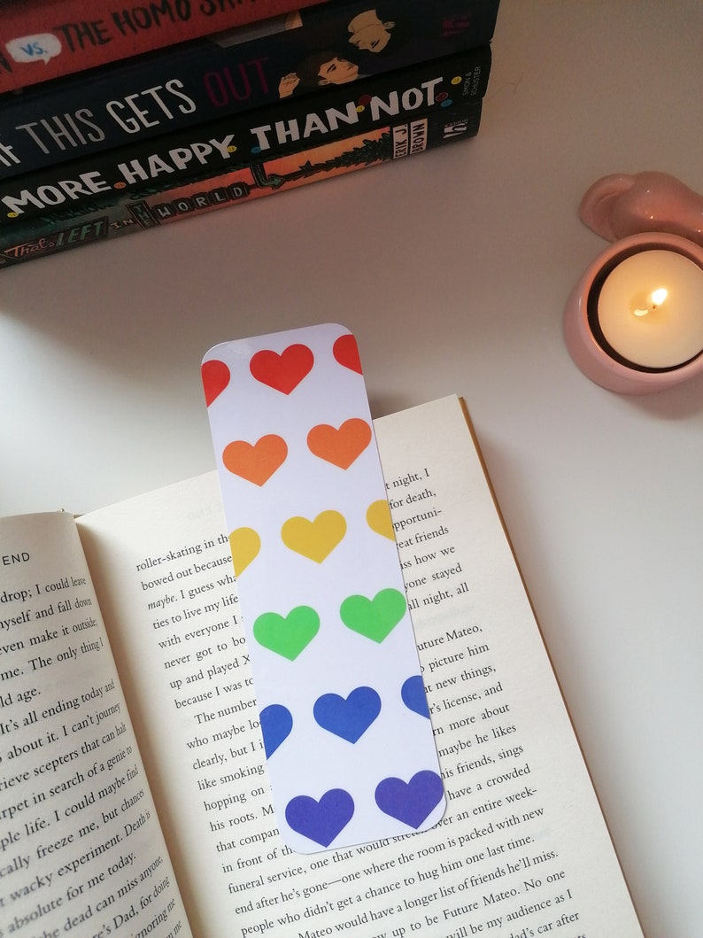 Pride Bookmarks Rainbow Bookmarks LGBT Bookmark Bookish - Etsy