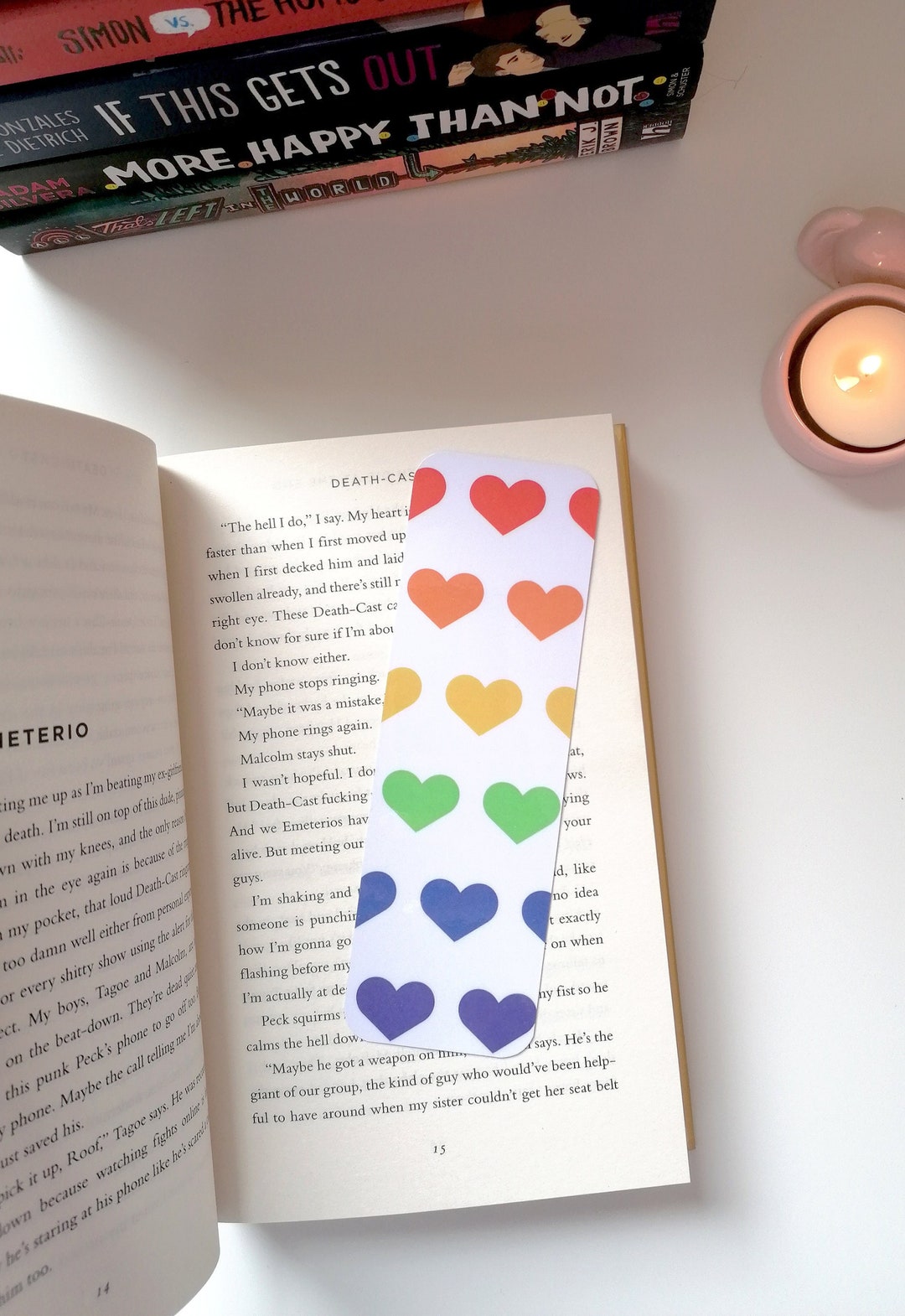 Pride Bookmarks, Rainbow Bookmarks, LGBT Bookmark, Bookish Gift, Gift ...