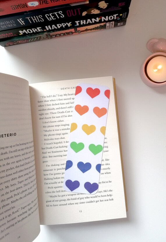 Pride Bookmarks Rainbow Bookmarks LGBT Bookmark Bookish - Etsy