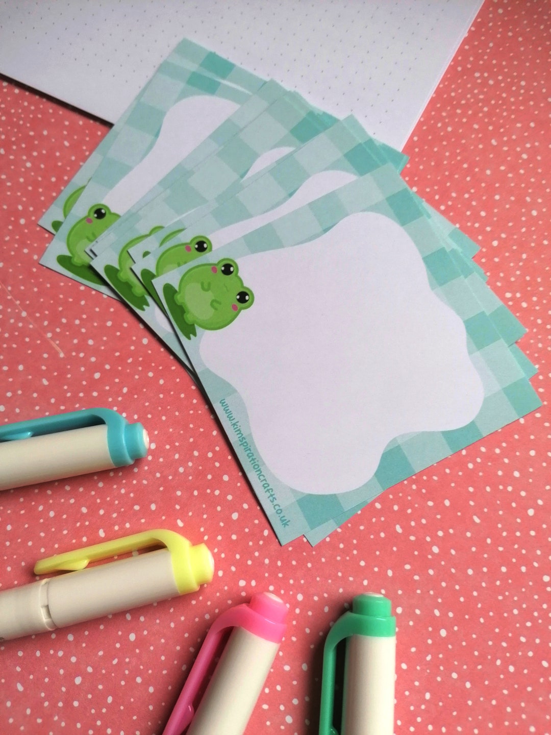 Frog Stationery, Memo Sheets, Notes Paper, Writing Paper, Loose Sheets ...