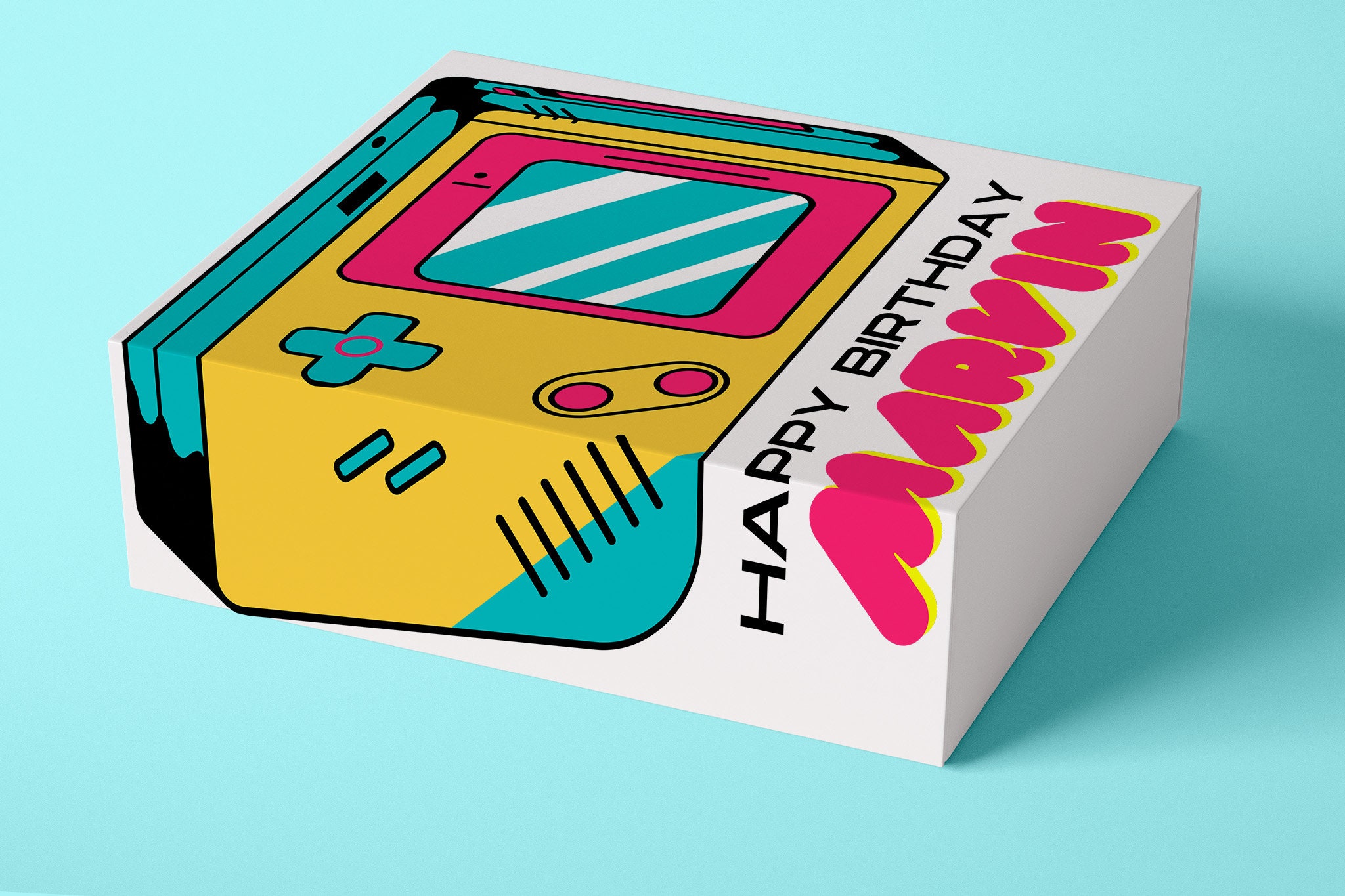 Gift Box, Custom Printed Giftbox, Birthday Gift Packaging, Gift Wrap ...