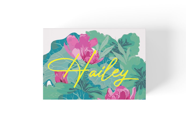 Personalized Gift Box, Custom Gift Box, Koi Pond Tropics, Gift ...