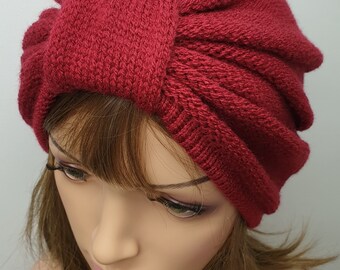 Knit Turban Hat | Etsy