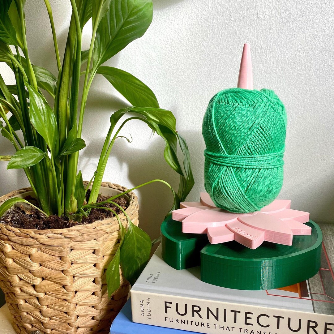 Spinning Yarn Holder Tool Unique 3D Printed Gift for Knitters and ...