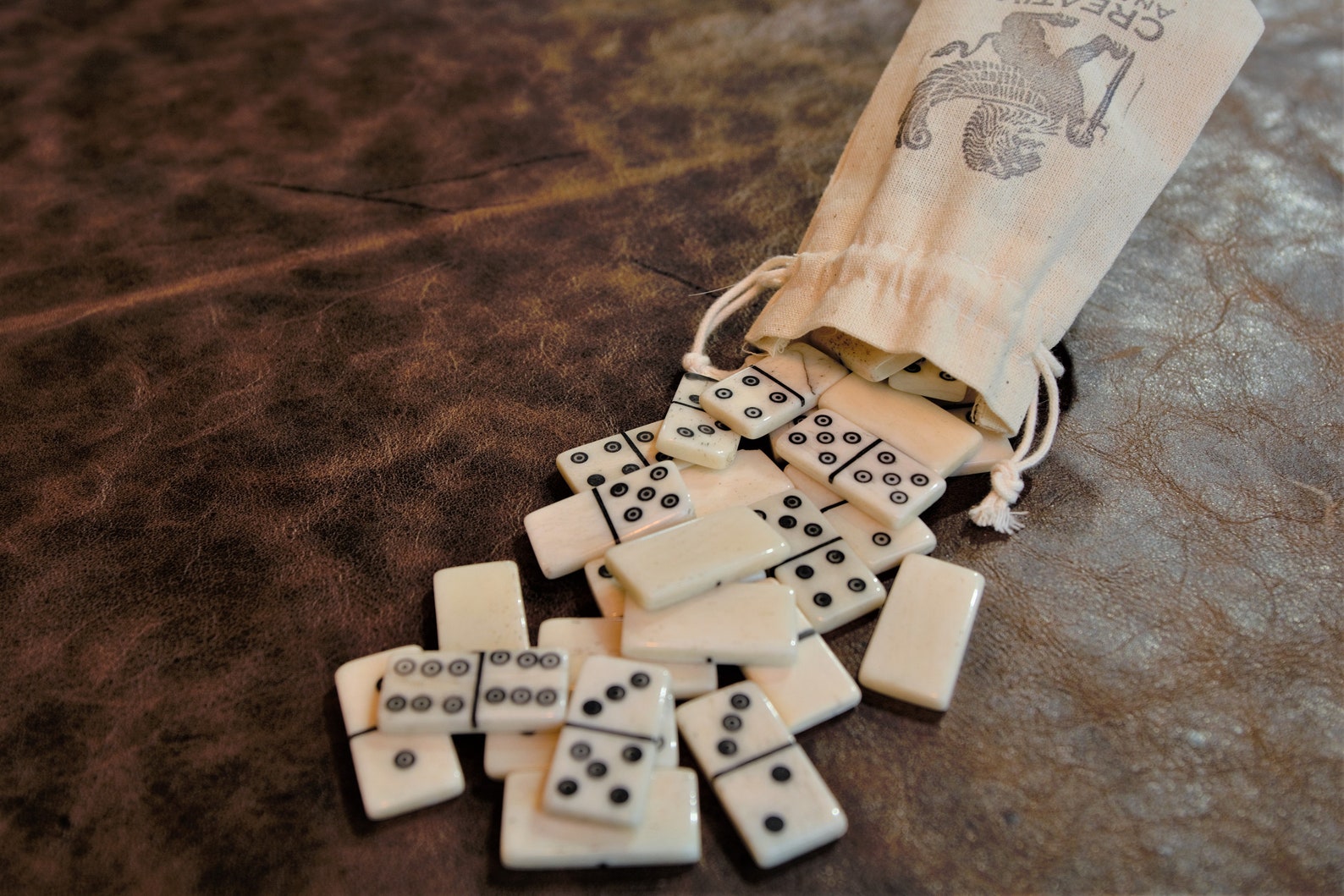 UNIQUE Medieval Bone Domino Set double Six SCA Creative - Etsy