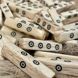 Medieval Bone Dice Set - D4 (set of 5) Set for Gaming, SCA, Creative ...