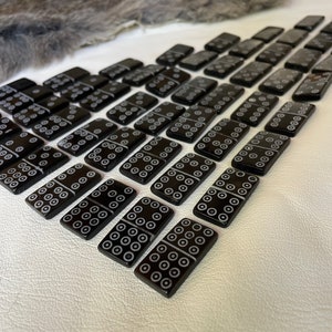 UNIQUE Medieval Horn Domino Set (double Nine), SCA, Creative ...