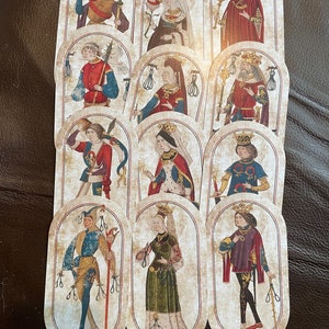Flemish Hunting Card Set, Medieval Playing Cards, the Cloisters Deck - Etsy
