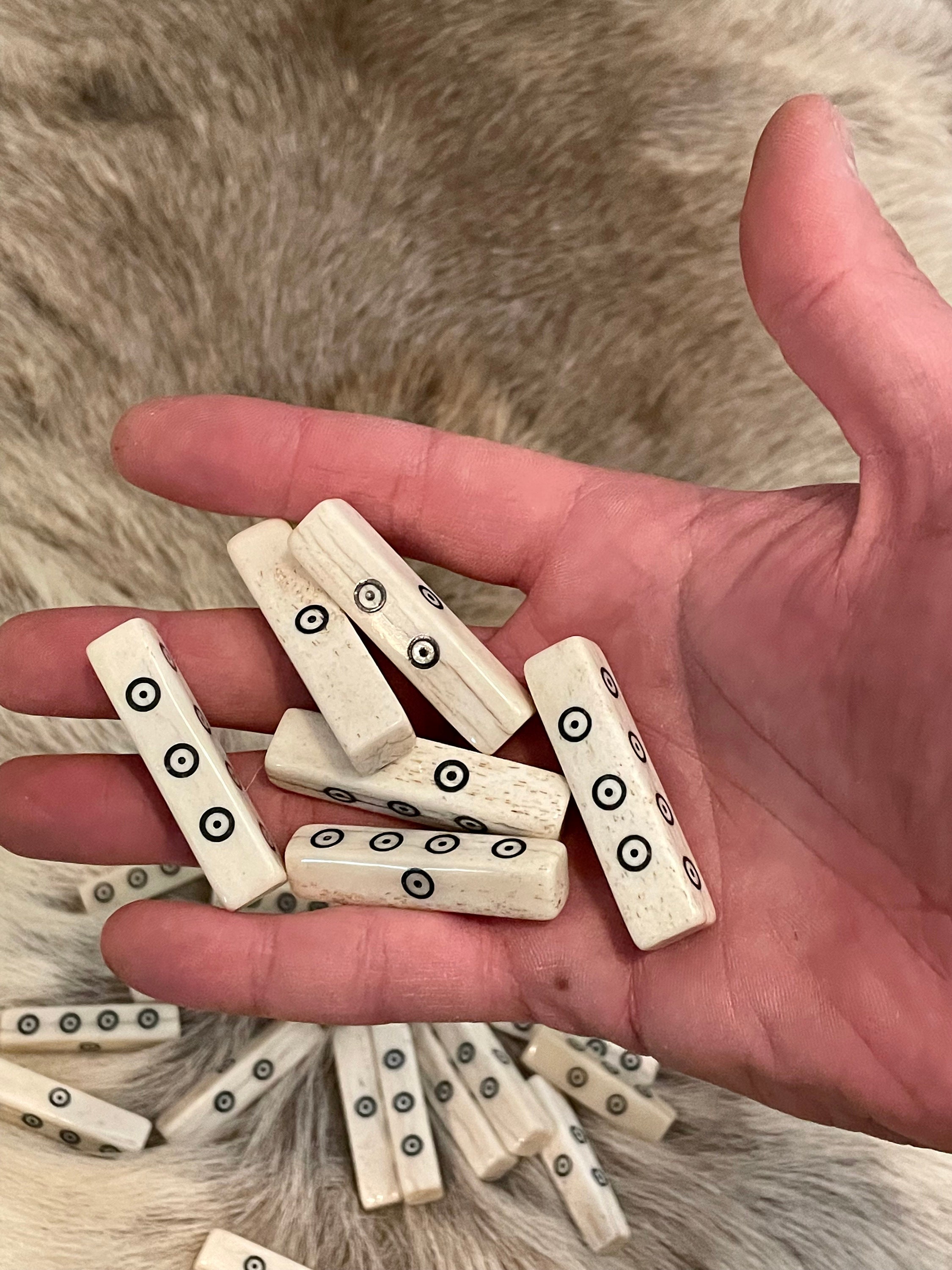 Medieval Bone Dice Set D4 set of 5 Set for Gaming SCA - Etsy