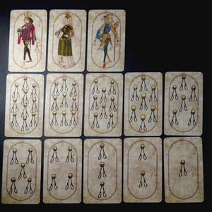 The Cloisters, Flemish Hunting Card Set, Playing Cards, Medieval, SCA ...