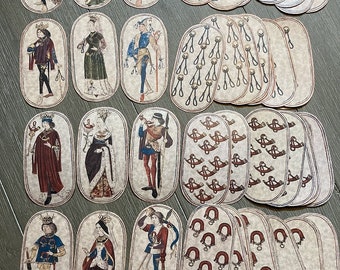 Medieval Playing Cards | Etsy